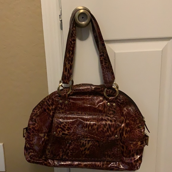 Charlie Lapson | Bags | Charlie Lapson Leopard Print Handbag | Poshmark
